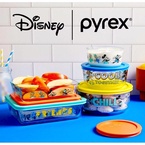 Pyrex | Kitchen | Pyrex Piece Glass Food Storage Set Various Character ...